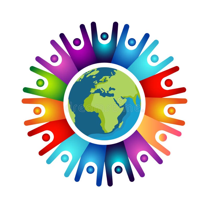 A Peoples Protection Globe/Earth. Stock Vector - Illustration of adult ...