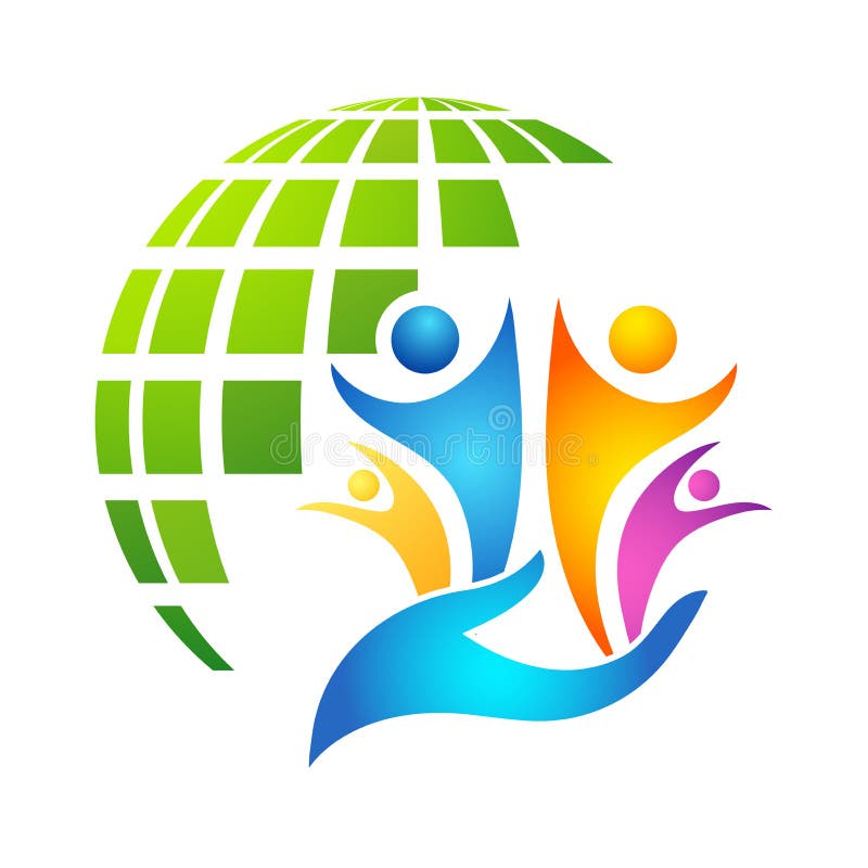 A Family Protection Globe/Earth. Stock Vector - Illustration of printer ...