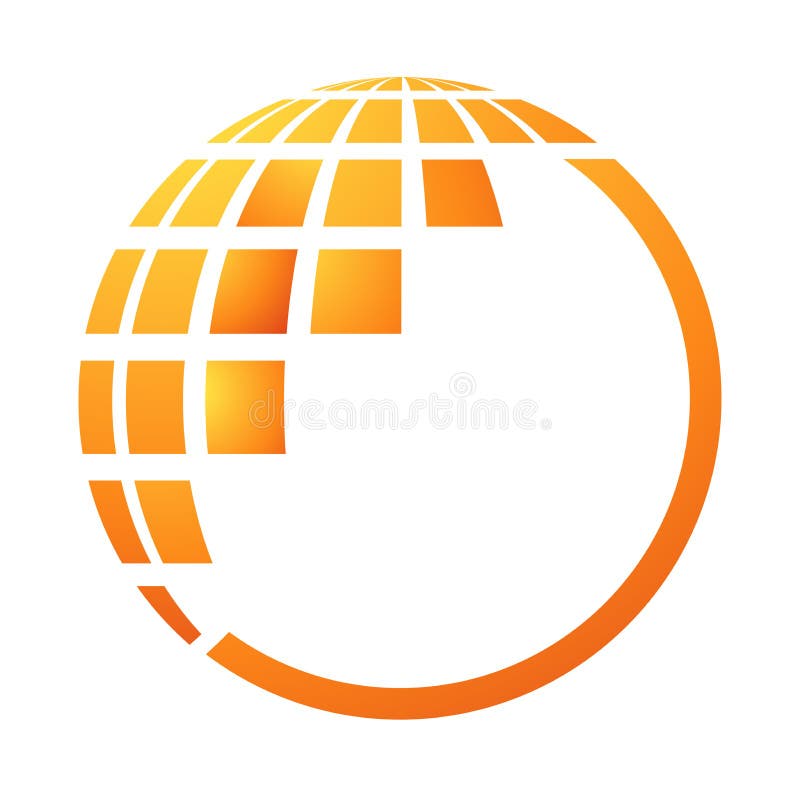Globe logo icon. stock vector. Illustration of logo - 200425969