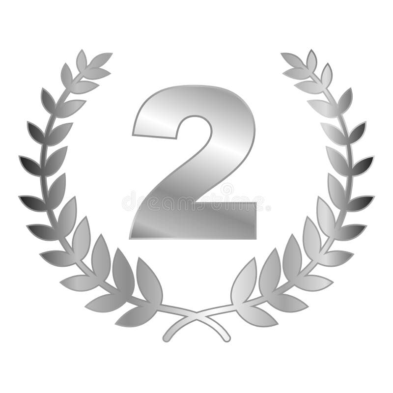 Second place. stock vector. Illustration of success - 200938960