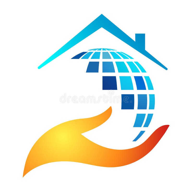 A Community Protection Globe/Earth. Stock Vector - Illustration of ...