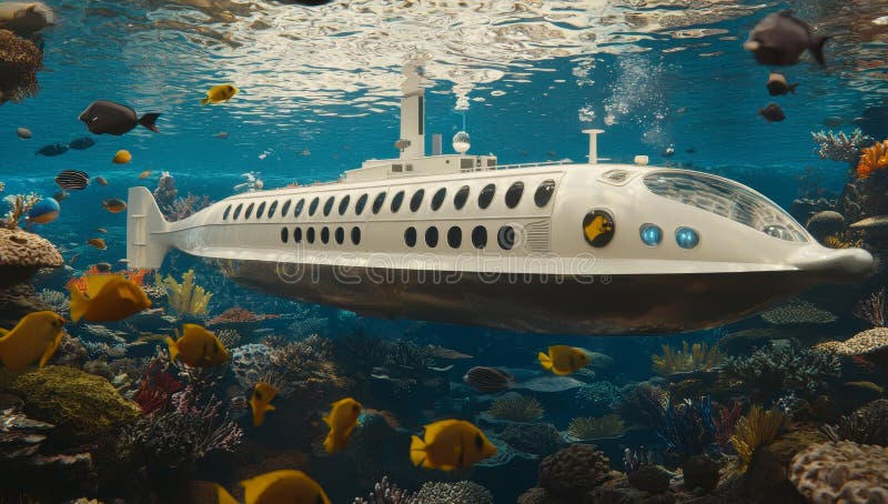 Stock Illustration of a Fantasy Submarine. Stock Illustration ...