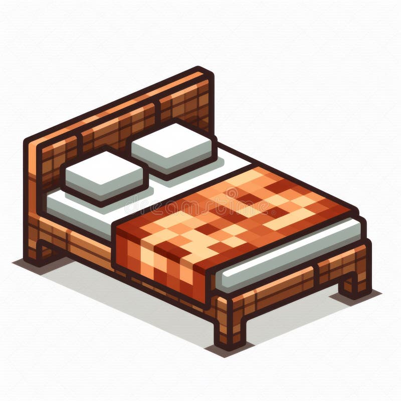 Pixelated Bed Stock Illustrations – 19 Pixelated Bed Stock ...