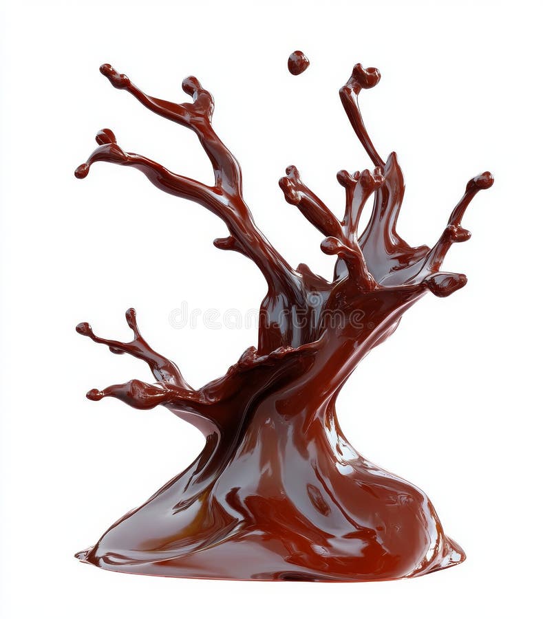 Stock Illustration Milk Chocolate Splash Beverage Stock Photos - Free ...