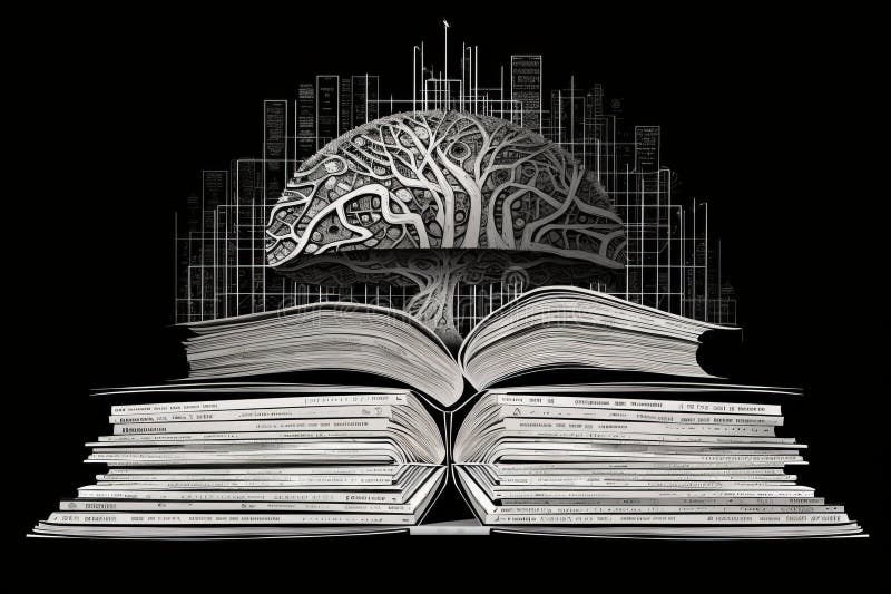 Abstract Depiction of Knowledge is Power Concept, Generative AI Stock ...