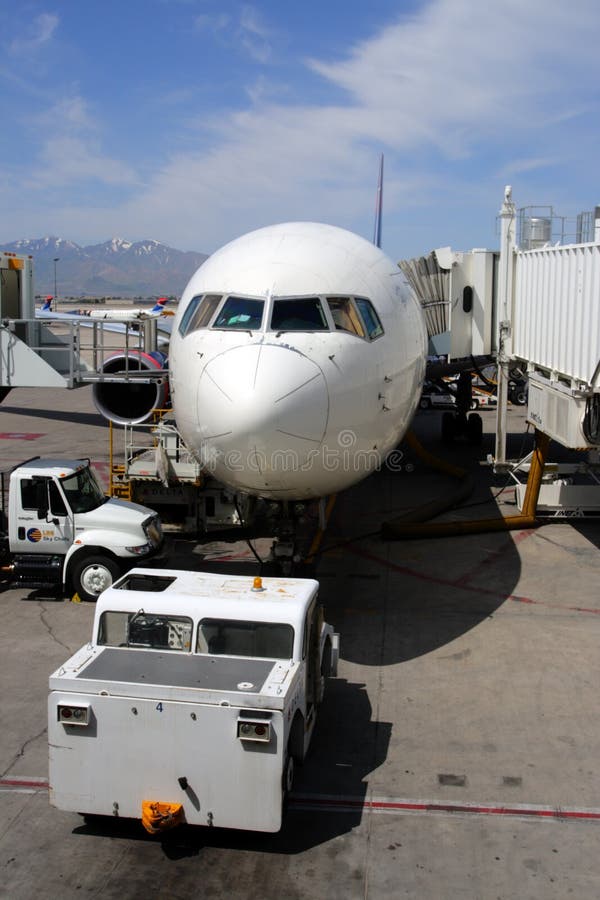Stock Image of an Airoplane at the Airport Editorial Photo - Image of ...