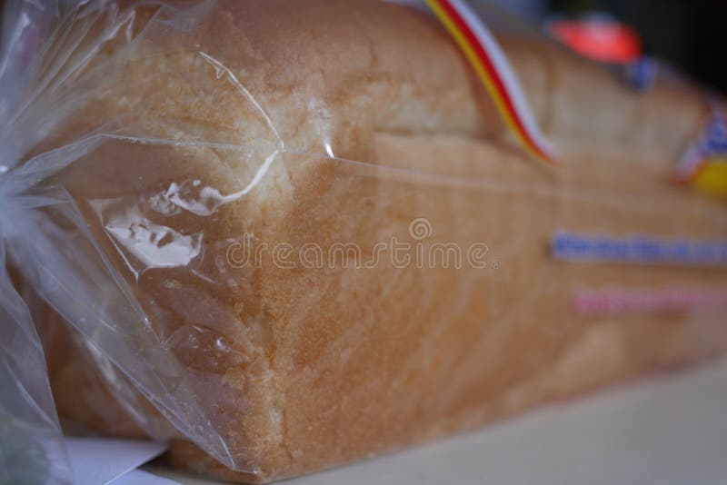 Generic Sliced Bread Bag on Shelf Stock Photo - Image of full, generic ...
