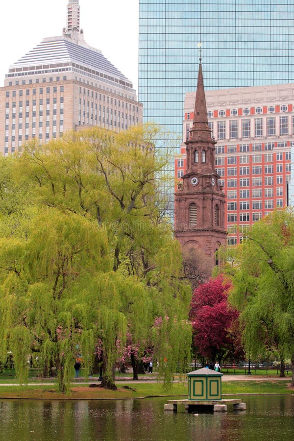 Stock Image of Boston Common and Public Garden, USA Stock Photo - Image ...