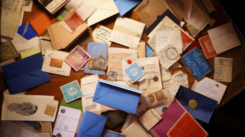Envelopes, Mail, and Stamps – a Classic Symbol of Correspondence Stock ...