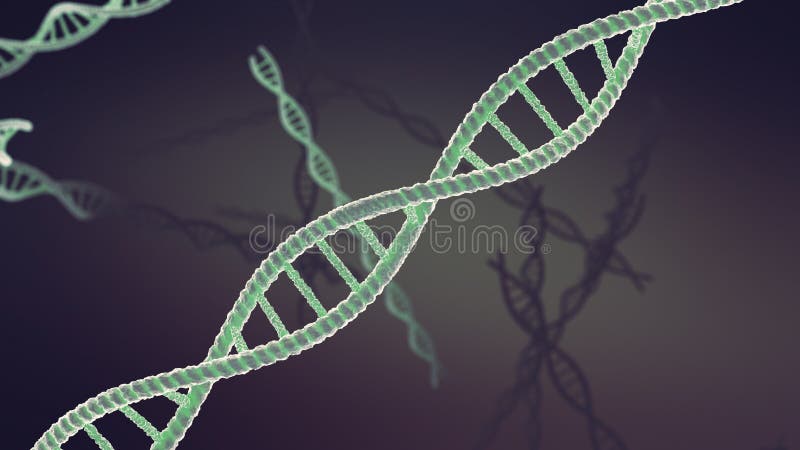 DNA Molecular Structure stock illustration. Illustration of molecular ...