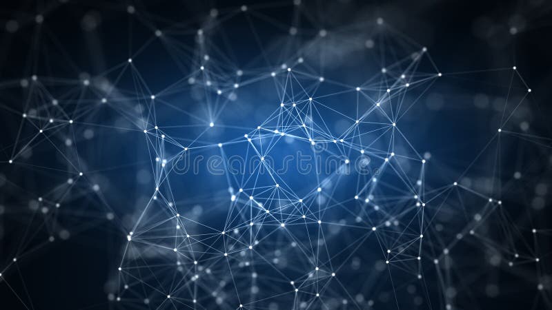 Networking and Connection Web Concept Stock Illustration - Illustration ...