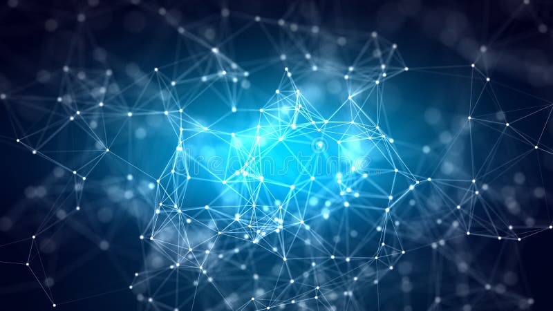 Networking and Connection Web Concept Stock Illustration - Illustration ...