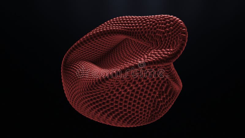 Abstract Organic Shape of Sphere Particles Stock Illustration ...