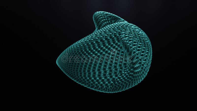 Abstract Organic Shape of Sphere Particles Stock Illustration ...