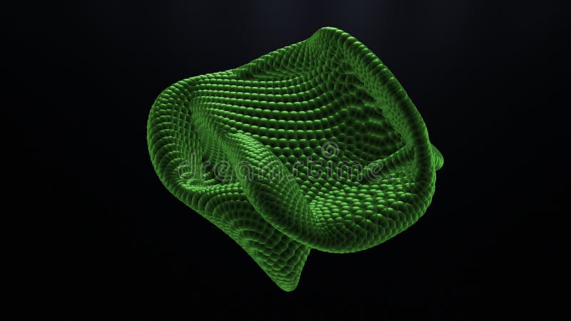 Abstract Organic Shape of Sphere Particles Stock Illustration ...