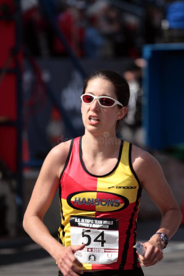 Stock Image of People Running in City Marathon Editorial Image - Image ...