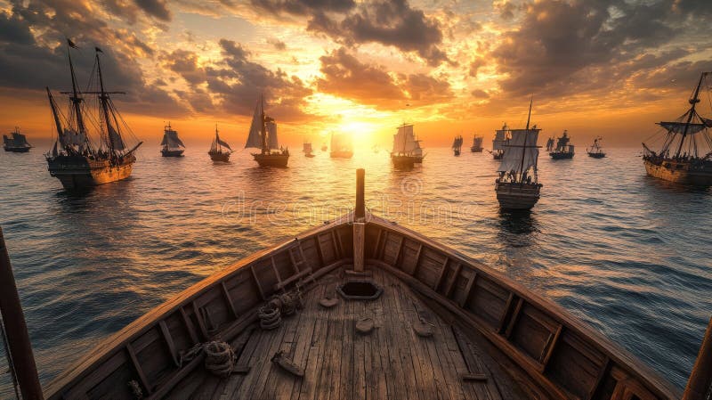 Stock Image of a Pirate Ballet Dance Theater Background, Depicting the ...