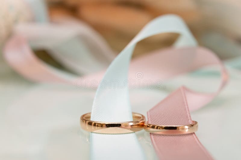 Stock Image of the Rings and Ribbon Stock Image - Image of happy ...