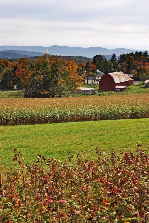 Stock Image of Vermont, USA Stock Photo - Image of farm, hills: 93697736