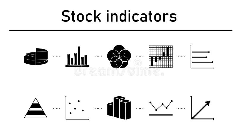 Financial Indicators in Chart Sticker Icon. Element of Color Banking ...