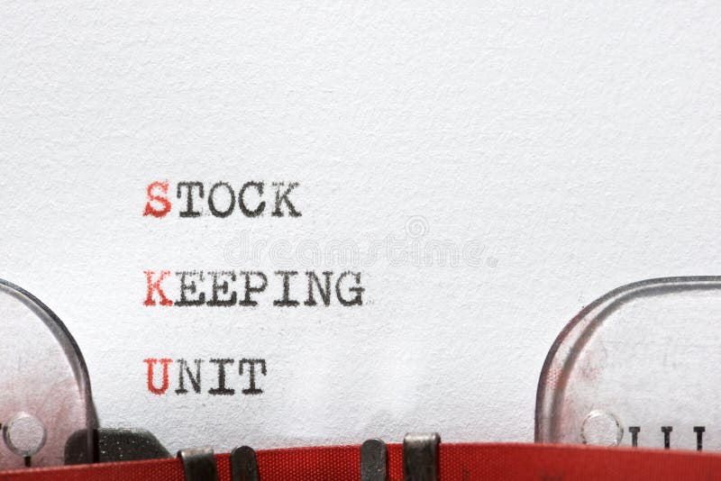 Stock keeping unit stock image. Image of retro, corporate - 261587879