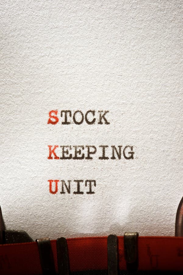 Stock keeping unit stock photo. Image of industry, company - 261587906