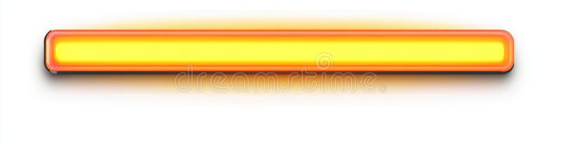 Stock Light in Orange, Linear Stock Light, Neon Lights on a Clear ...