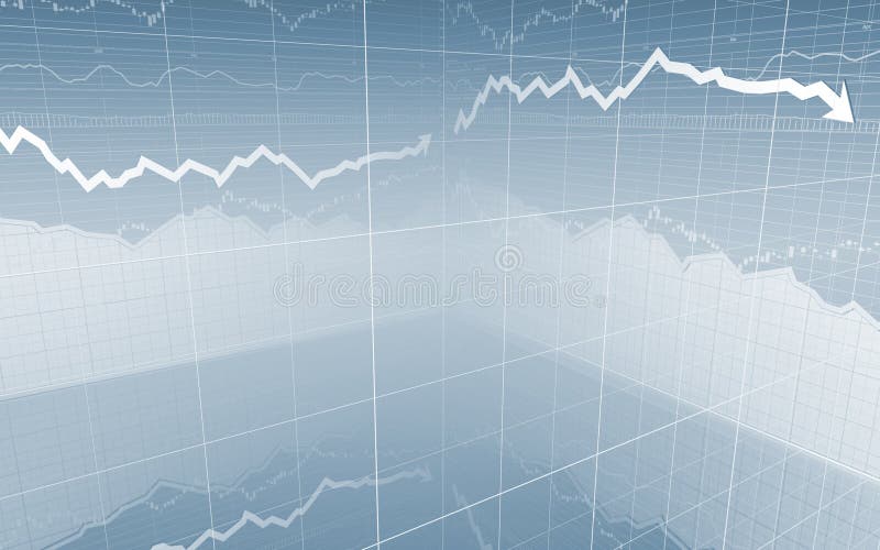 Stock Market Arrows stock illustration. Illustration of progress - 16416171