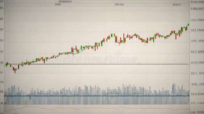 Stock Market Chart Analysis Stock Video - Video of fluctuations ...
