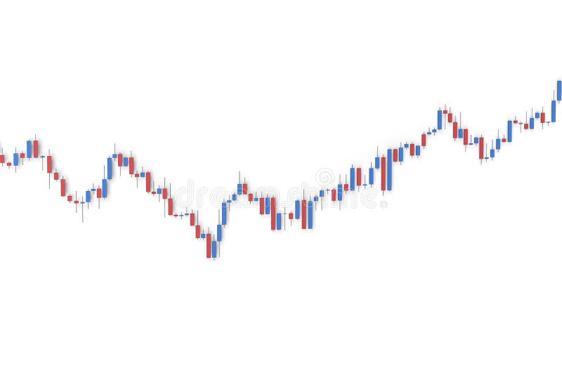 Stock Market Chart 3D Rendering Isolated on White Background Stock ...