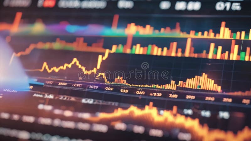 Stock Market Chart - a Visual Representation of Financial Data Stock ...