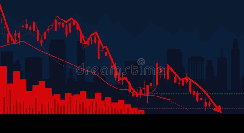 Stock Market Crash Recession. Stock Image - Illustration of negative ...