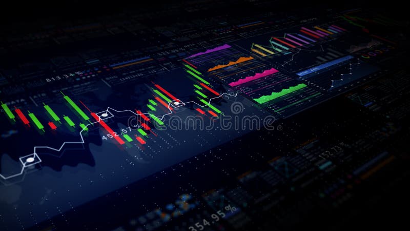 Stock Market Dashboard with Candlestick Charts, Analytics, and Data ...