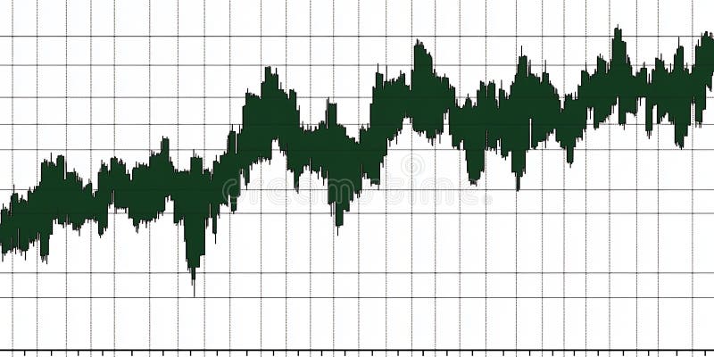 Stock Market Data Chart Graph Showing Fluctuations and Trends Over Time ...