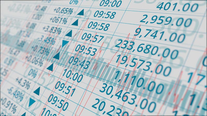 Stock market data stock illustration. Illustration of growth - 147929246