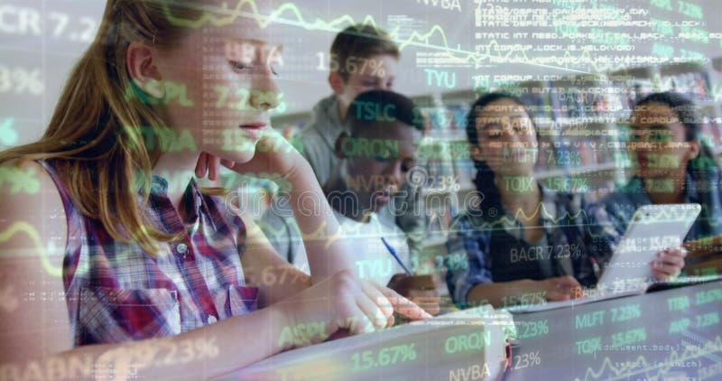 Stock Market Data Processing Against Group of Students Studying ...