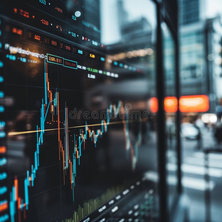 Stock Market Display Showing Fluctuating Graphs Data Trends Stock ... Stock Market Display Showing Fluctuating Graphs Data Trends Stock ...