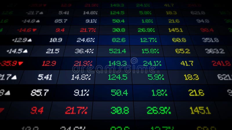 Stock Market Exchange Graph Illustration Stock Illustration ...