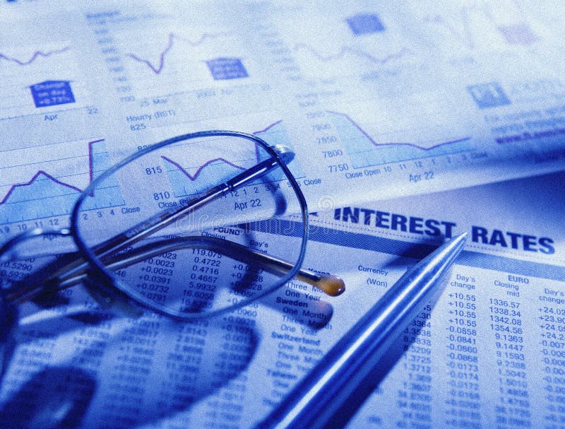 Stock Market Financial Paper Stock Image - Image of banking, finance ...