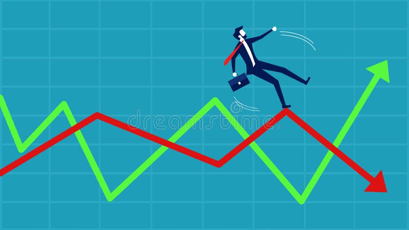 Stock Market Fluctuates. Unstable Economic Stock Chart Stock Vector ... Stock Market Fluctuates. Unstable Economic Stock Chart Stock Vector ...