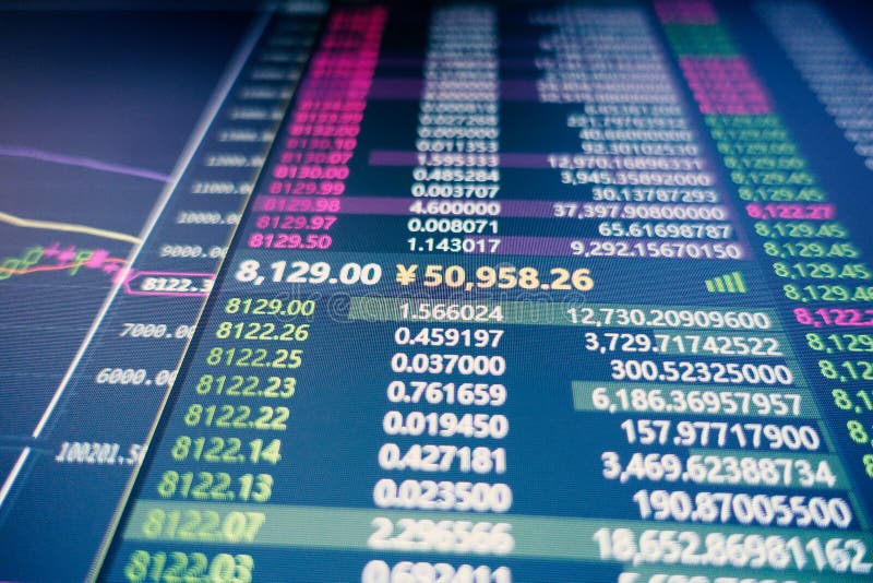 Stock Market fluctuation stock photo. Image of broker - 149854080