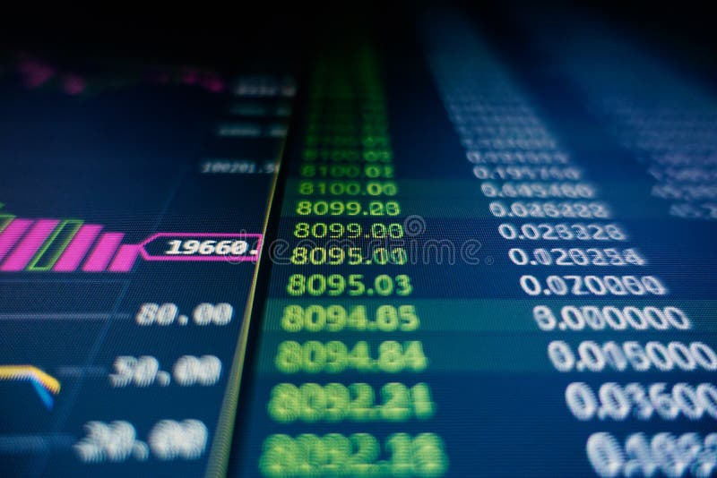 Stock Market fluctuation stock image. Image of commercial - 149854493