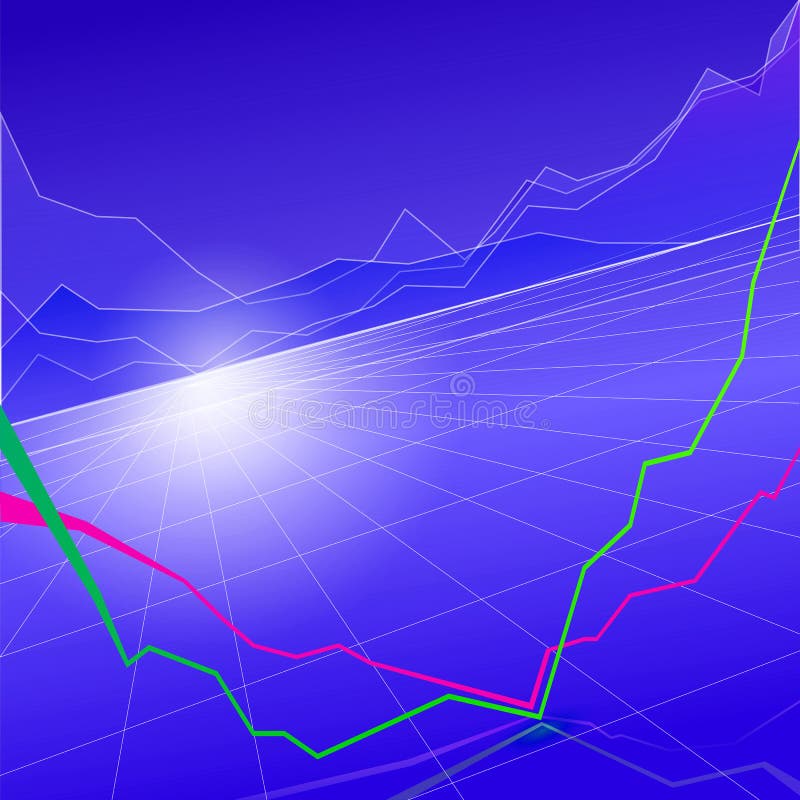 Stock Market Graph stock illustration. Illustration of nasdaq - 82823430