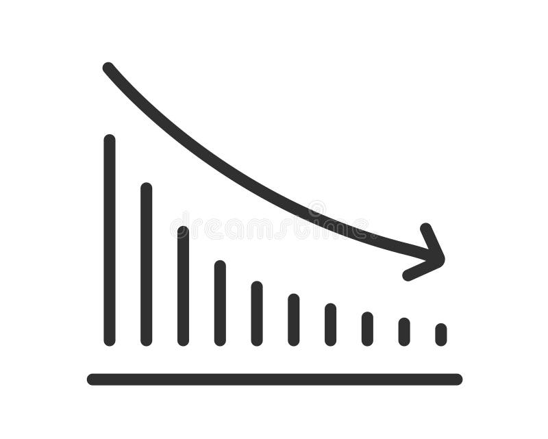 Negative Trend Icon Stock Illustrations – 8,776 Negative Trend Icon ...