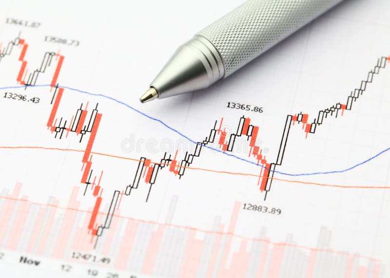 Stock market graph stock photo. Image of market, profit - 31159078