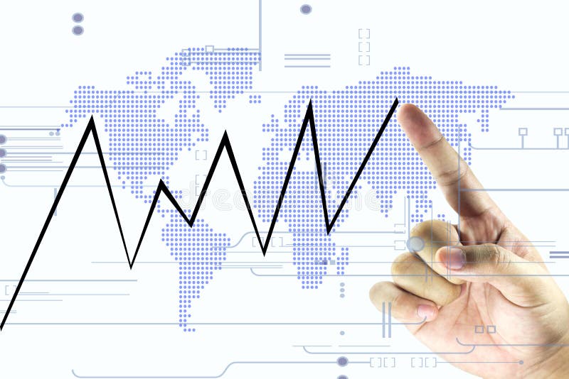 Stock market graphs stock image. Image of data, business - 32800425