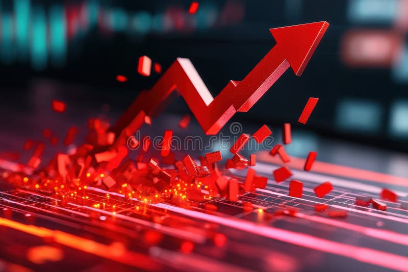 Stock Market Instability and Currency Devaluation Concept Stock ...