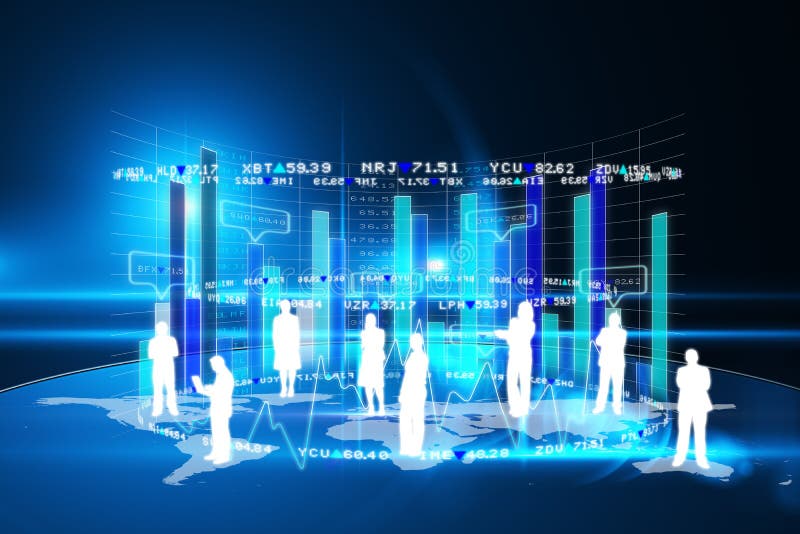 Stock market interface stock illustration. Illustration of earth - 37391715