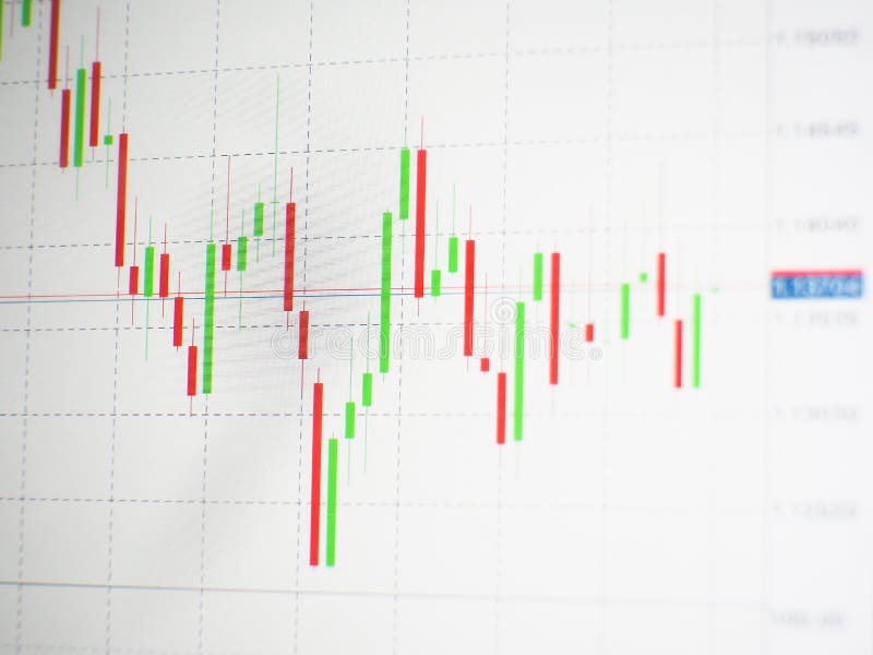 Stock Market Interface on Lcd Display Stock Photo - Image of ...