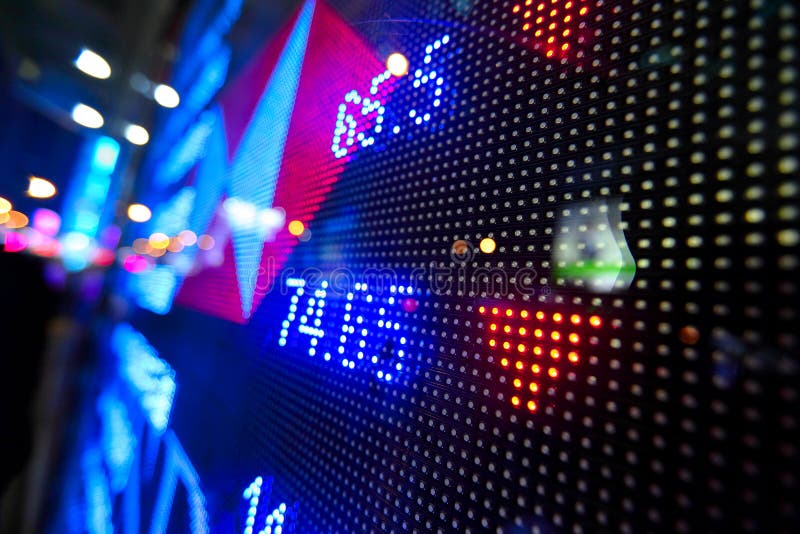 Stock market price display stock photo. Image of financial - 24756930